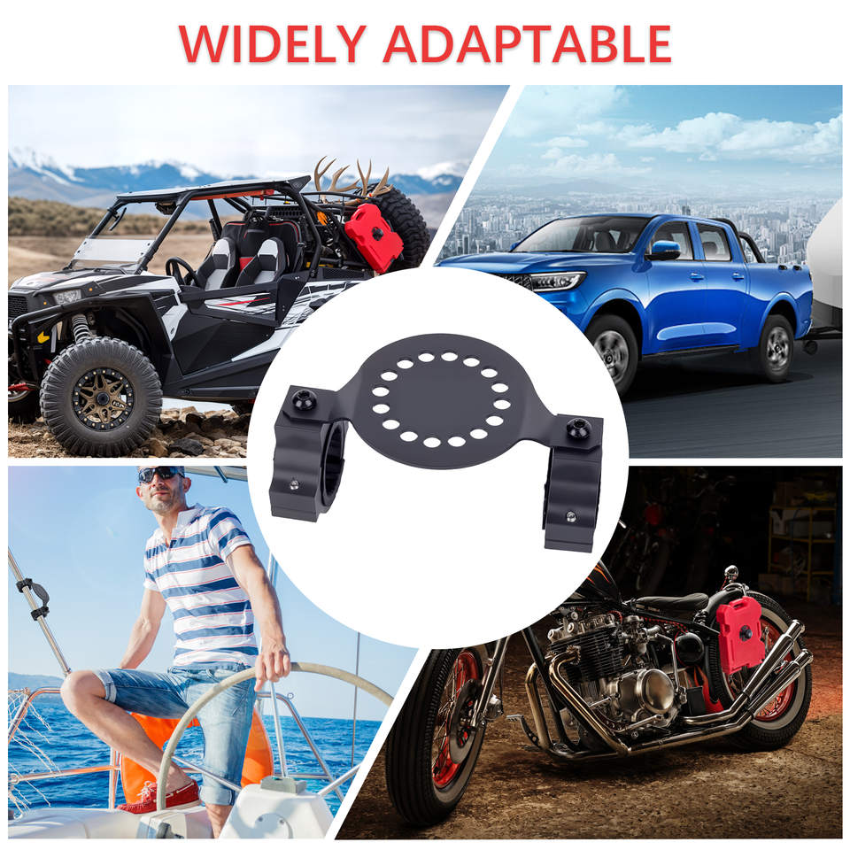 Gas Can Mount Oil Mounting Holder Fit For UTV ATV Can Am X3 Polaris RZR ...