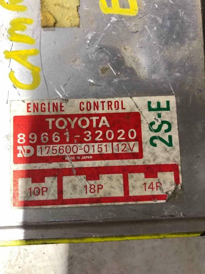 1986 TOYOTA CAMRY ENGINE CONTROL MODULE # 89661-32020 | eBay