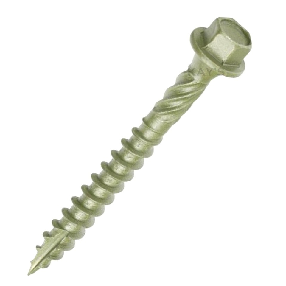 HEX HEAD LANDSCAPE SCREWS SLEEPER DECKING FIXING TIMBERFIX INDEX +FREE ...