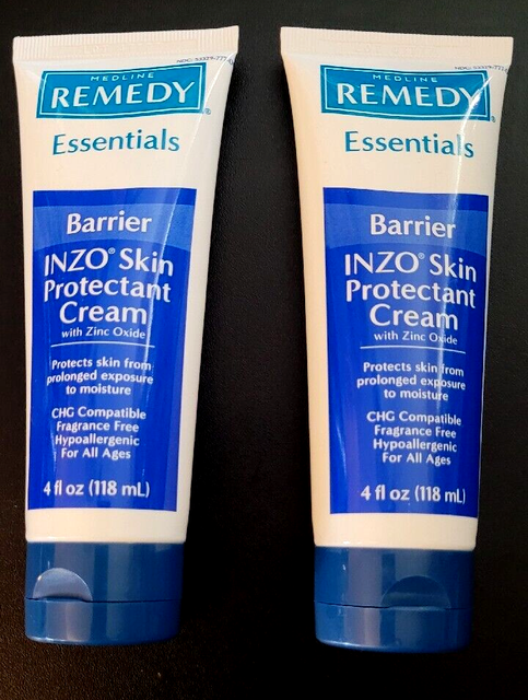 Two 4 Oz Medline Soothe & Cool INZO Barrier Cream Msc095420h for sale ...