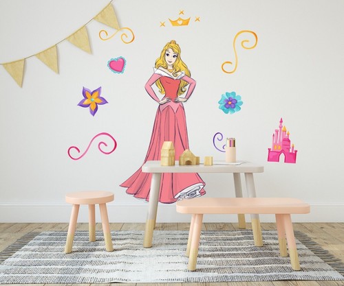 Aurora The Sleeping Beauty Disney Princess Decal Wall Sticker Decor Art ...
