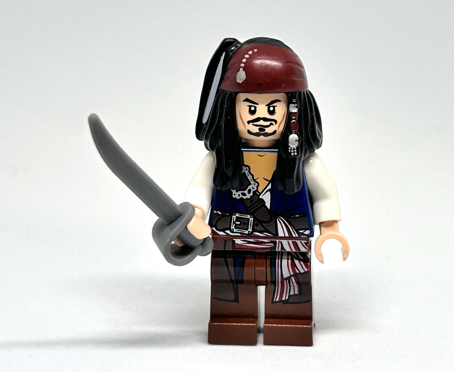 LEGO Jack Sparrow Minifigure Pirates of the Caribbean 4192 4191 4183 ...