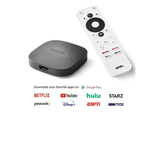 ONN Streaming Box 4K GEN. 2 Streaming Wi-Fi Android TV UHD Google TV ...