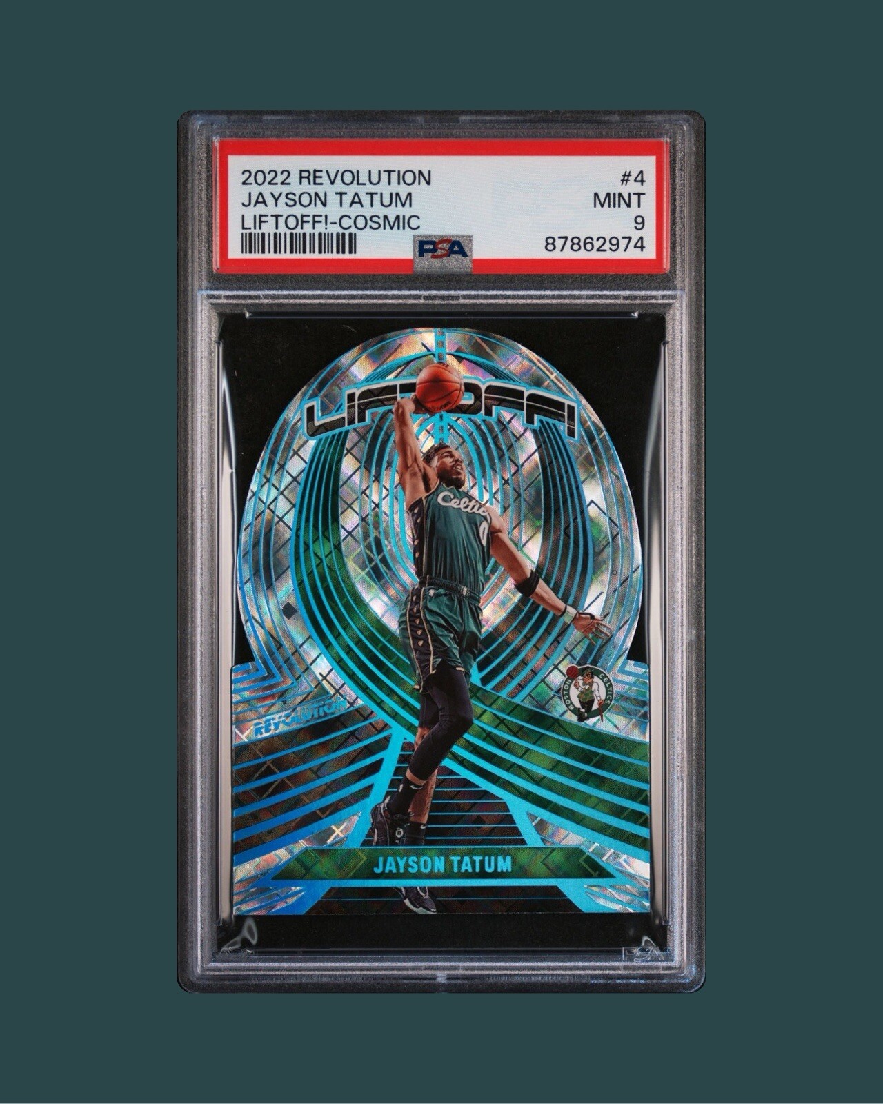 2022 Panini Revolution #4 Jayson Tatum Liftoff Cosmic /99 PSA 9 | eBay