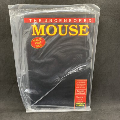 The Uncensored Mouse #1 Sealed Gottfredson 1989 Eternity Comics Mickey ...