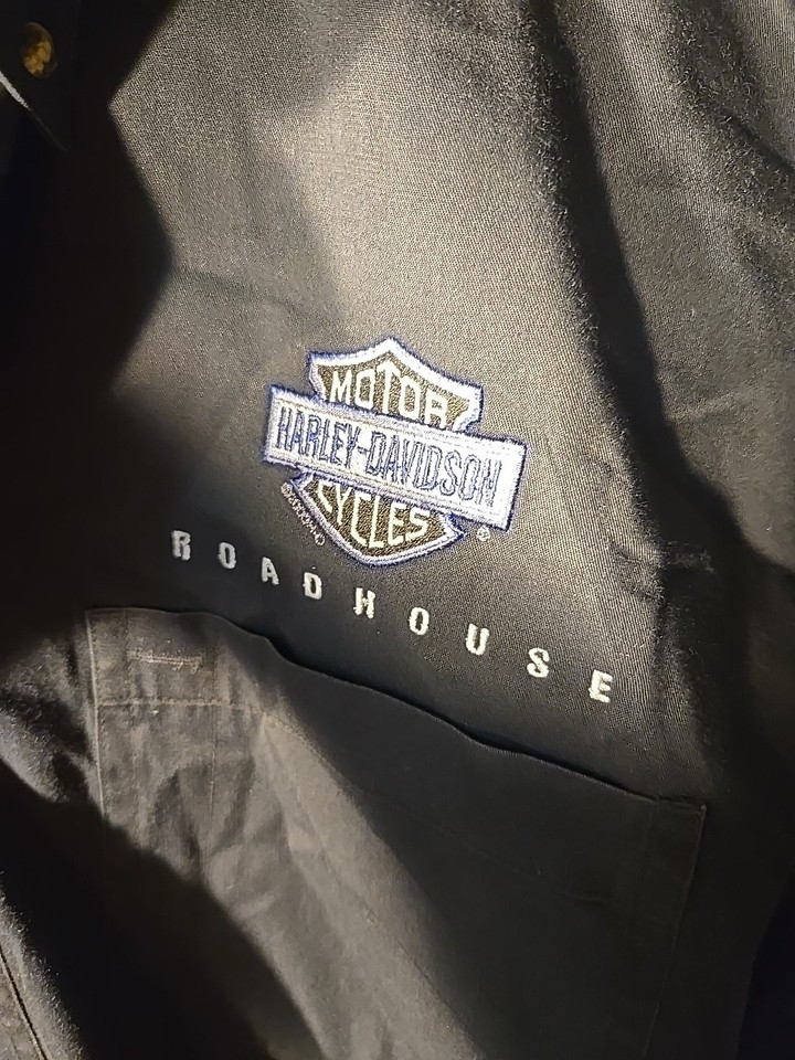 Rivers End Harley Davidson Roadhouse Men's Black Button down Large | eBay