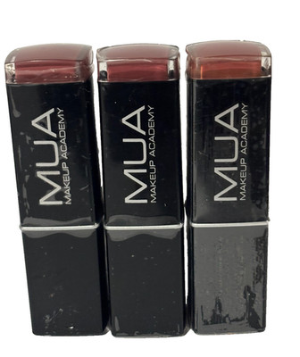 MAKE UP ACADEMY MUA Color Intense Lipstick RARE/DISCONTINUED/NEW Choose ...