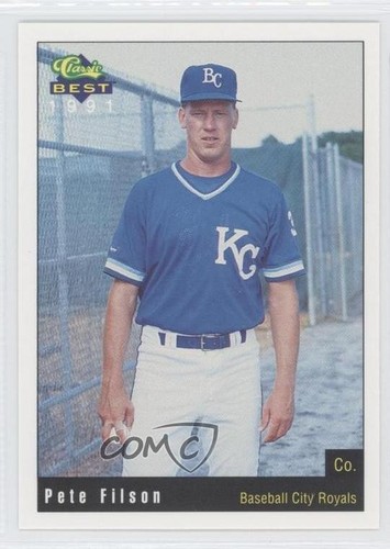 1991 Classic Best Baseball City Royals Pete Filson #30 | eBay