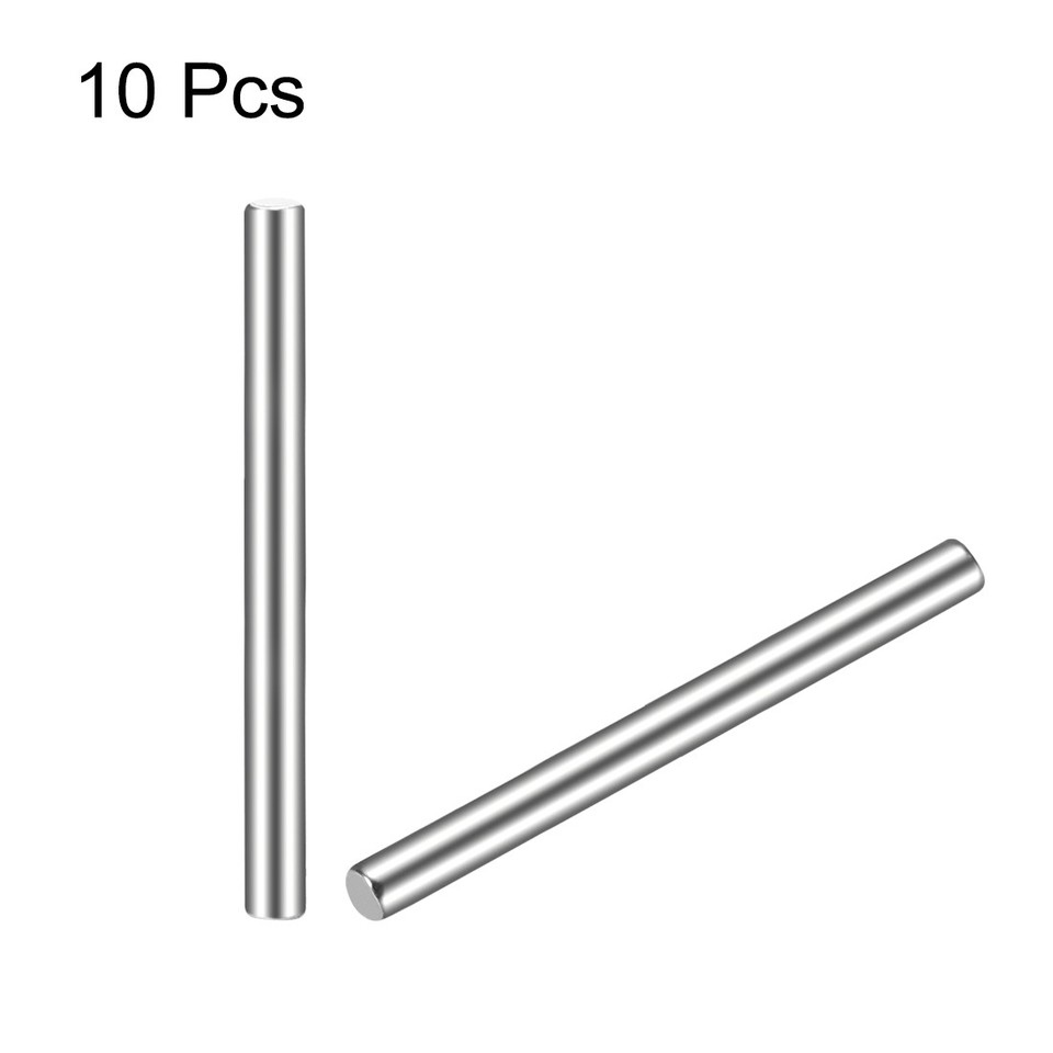 10Pcs 2mm x 25mm Dowel Pin 304 Stainless Steel Shelf Support Pin Fasten ...