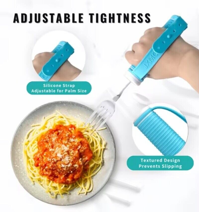 Bendable Adaptive Utensils For Elderly Arthritis Disabled Non-Slip Fork ...