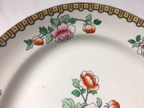 F Winkle Whieldon Ware Platter Pheasant England c1925 Oval Extra Large ...