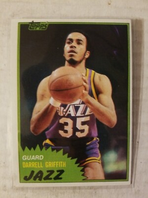 1981-82 Topps Darrell Griffith Rookie Utah Jazz #41 Near Mint + | eBay
