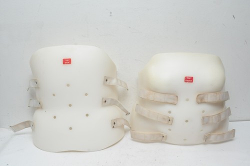Clamshell Back Brace Orthosis Scoliosis Kyphosis Overlap White | eBay