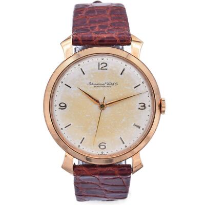 IWC International Watch Co 18K Yellow Gold Hand Wind Men's Watch | eBay