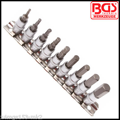 BGS - Allen Key, SAE Imperial, 3/32 - 3/8" - Internal Hex Set, 1/4 ...