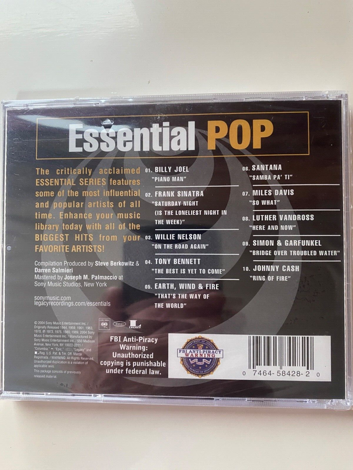 THE ESSENTIAL POP SAMPLER~~~RARE~~~CD~~~VARIOUS ARTISTS~~~NEW SEALED ...