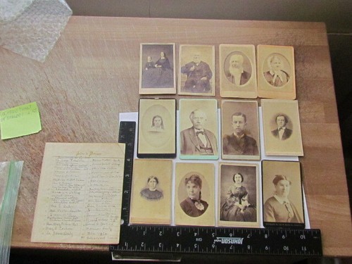 1860's Cochran family members of Shelbyville Kentucky cdv photographs ...
