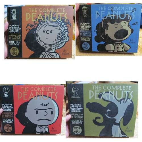 The Complete Peanuts Books Charles Shultz 1950,52,54,55,56,57,58 ...
