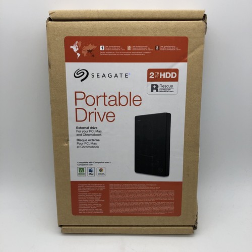 Seagate 2TB External USB 3.0 Portable Hard Drive &Rescue Data Recovery ...