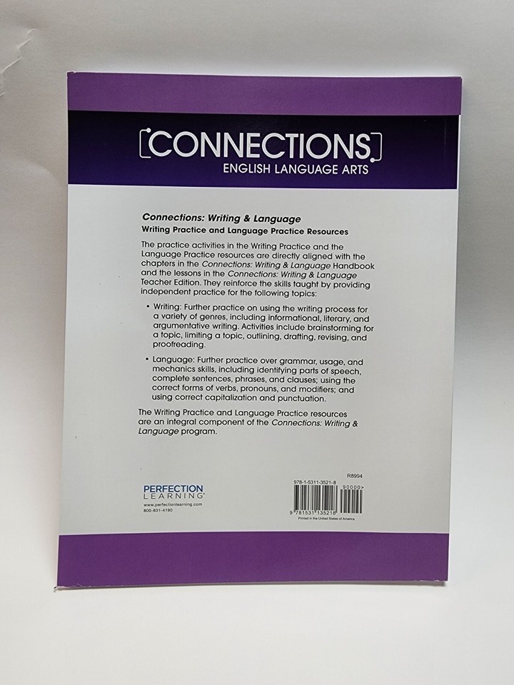 Connections, Language Practice, 12, By Perfection Learning | eBay