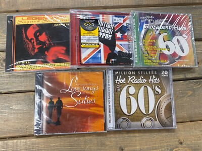 60's Compilation CD Lot of 5! British Invasion Singers Hits Radio ...