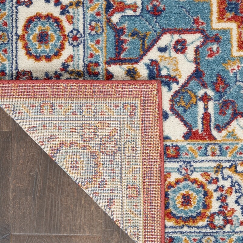 Nourison Passion 8' x 10' Red Multi Colored Bohemian Indoor Rug ...