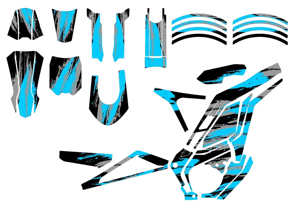 E-RIDE Stickers , E-RIDE PRO Graphics Kit, pro ss stickers, e-ride pro ...