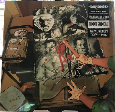 CARCASS NECROTICISM Sealed RSD 2025 Translucent Green limited 1000 ...