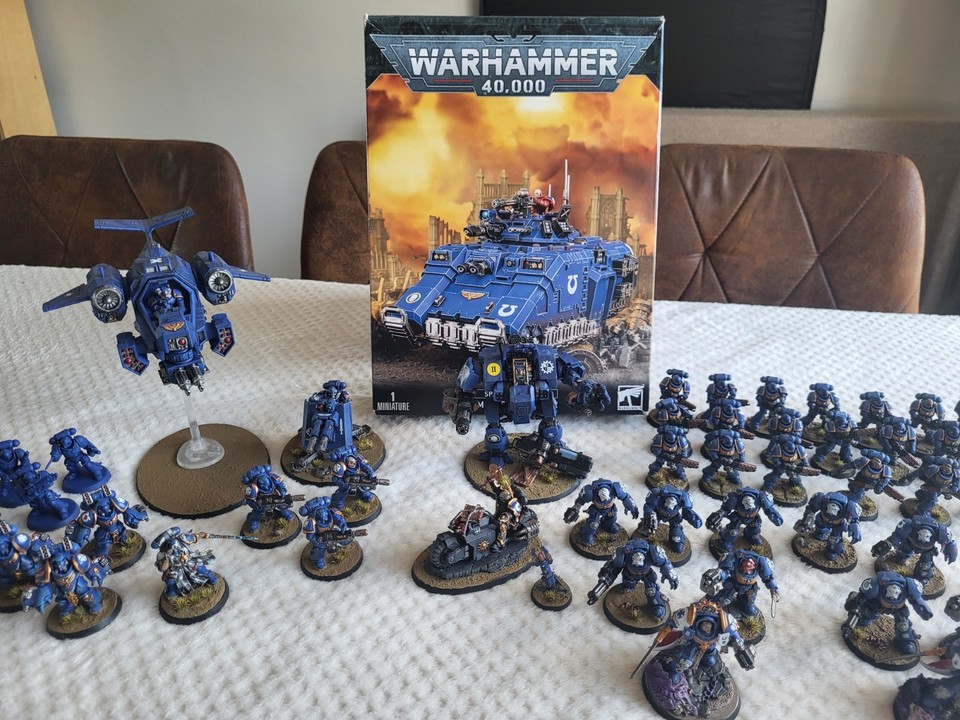 Warhammer 40k Ultramarine Army 2100pts | eBay UK
