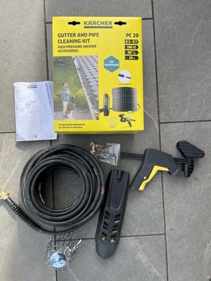 Karcher K2-K7 Pressure Washer Gutter and Pipe Cleaning Kit 20m Hose ...