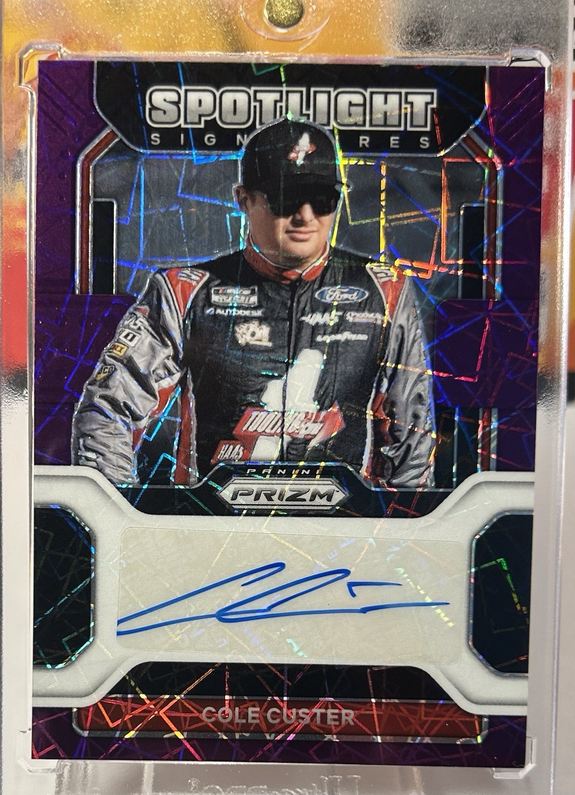2022 Cole Custer Purple Velocity Sensational Signatures Autograph 44/99 ...