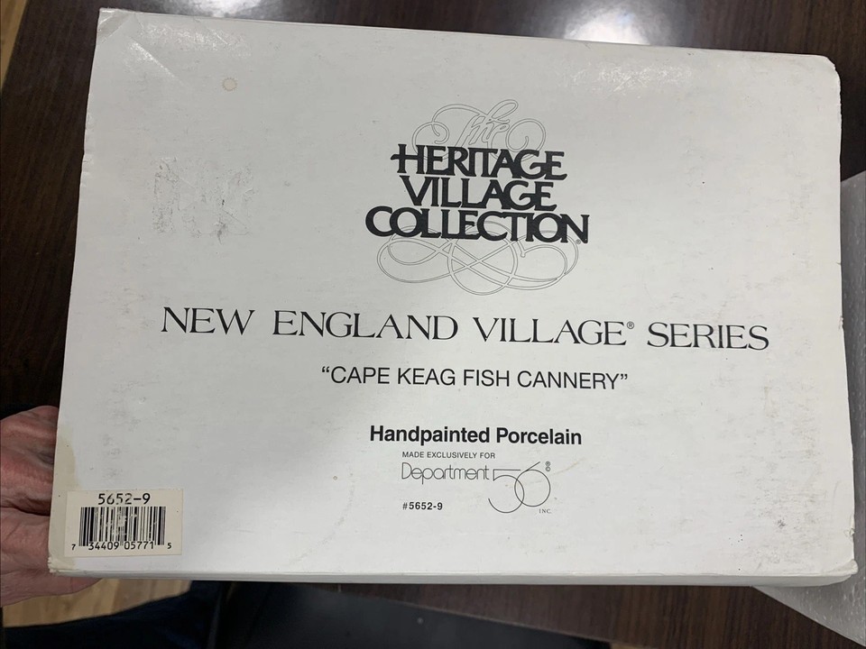Dept 56 Cape Keag Fish Cannery New England village Series 56529 Lobster ...