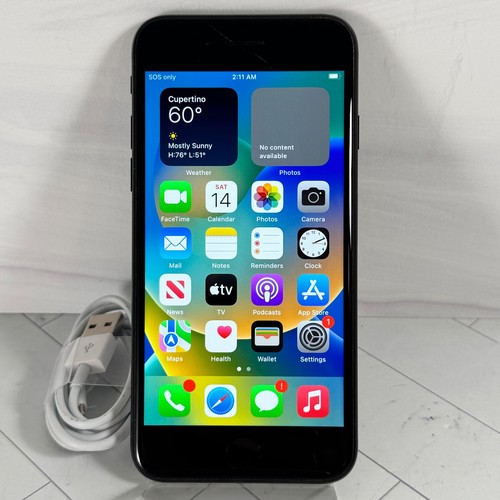 Apple iPhone SE 2nd Gen 128GB A2275 Black Unlocked Verizon AT&T T ...