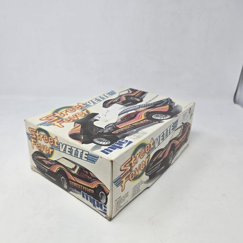 MPC Street Fever Vette Molded In Black Scale 1:25 Model Kit Vintage ...
