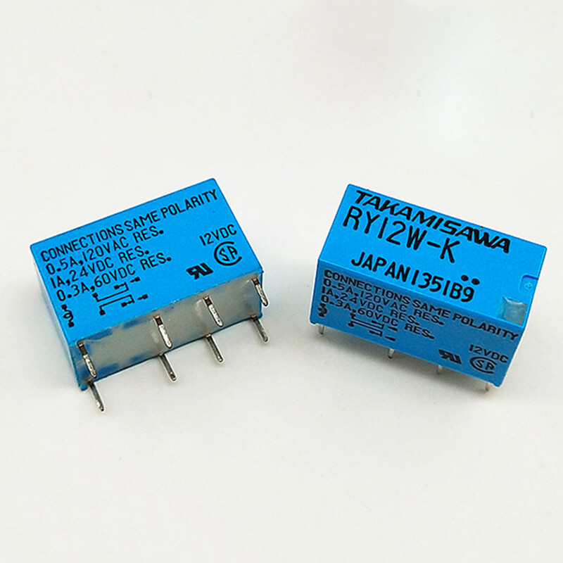 1pc TAKAMISAWA RY12W-K Power Relay 12VDC 8Pin 0.5A 120VAC | eBay