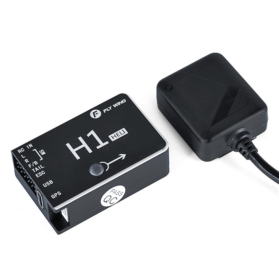 FLYWing H1 RC GPS Helicopter Flight Controller 6CH for FW2450L FW450 ...