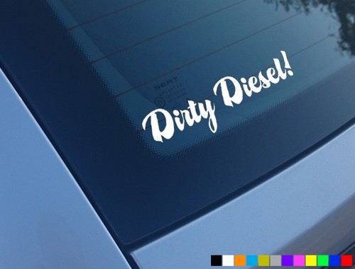 DIRTY DIESEL CAR STICKERS DERV 4X4 FUNNY DUB JDM DRIFT EURO CORSA ...