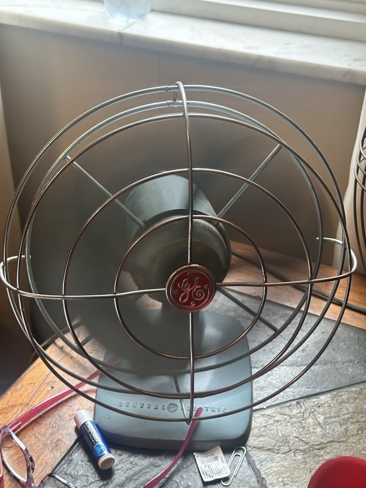 Set of 2 Vintage General Electric (GE) Fans – Classic Industrial Design ...