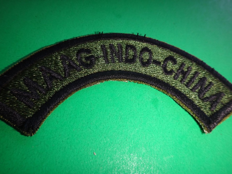 US Army MAAG INDOCHINA Subdued Arc Patch From Vietnam War Era | eBay
