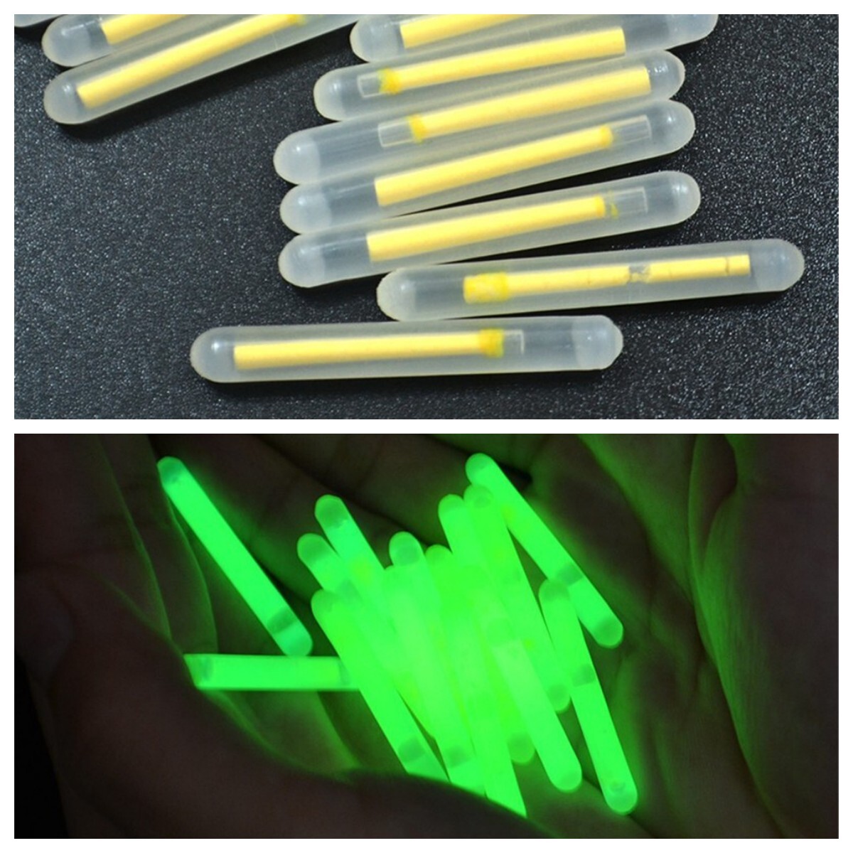 100pcs 1.5" MINI GLOW STICKS - FISHING LIGHT(4.0mm) | eBay
