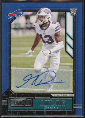 2020 Panini Playbook Gabriel Davis Rookie Autograph #140 Auto RC ...