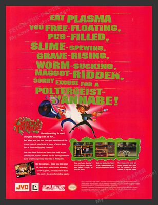 Ghoul Patrol Super Nintendo Video Game 1990s Print Advertisement Ad | eBay