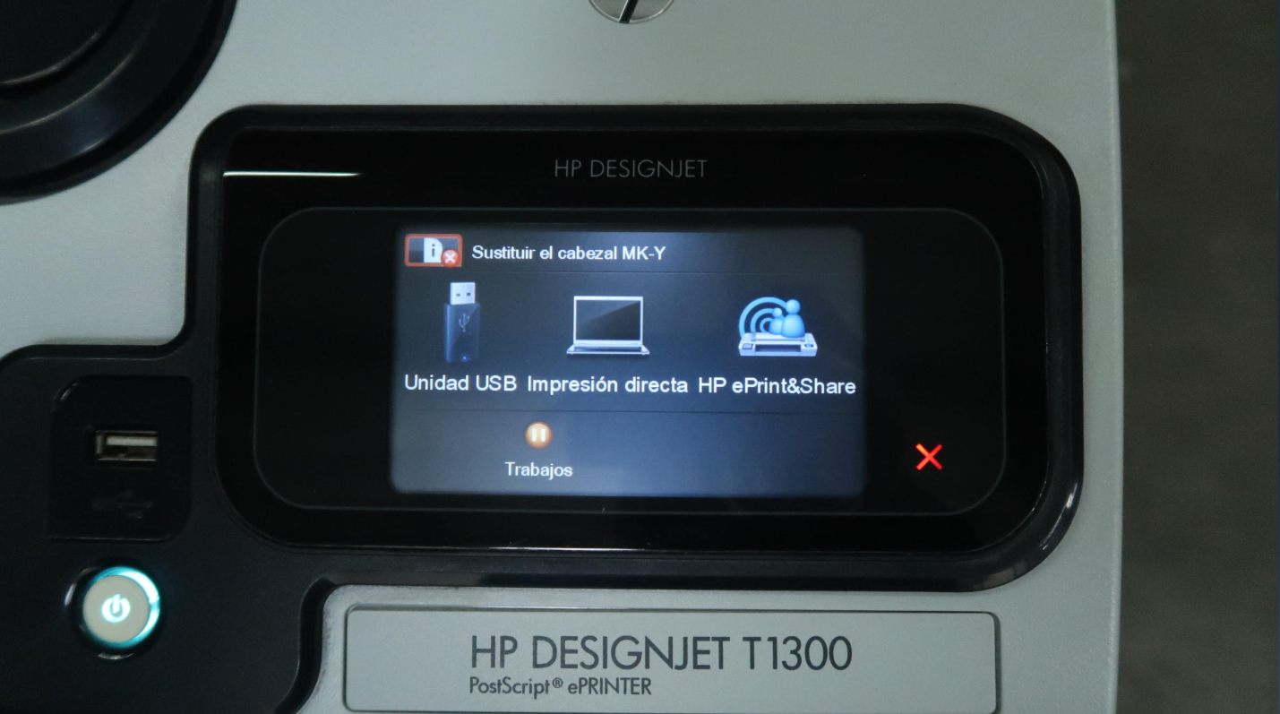 HP Designjet T1300 Wide Format 44" PostScript color Plotter Printer ...