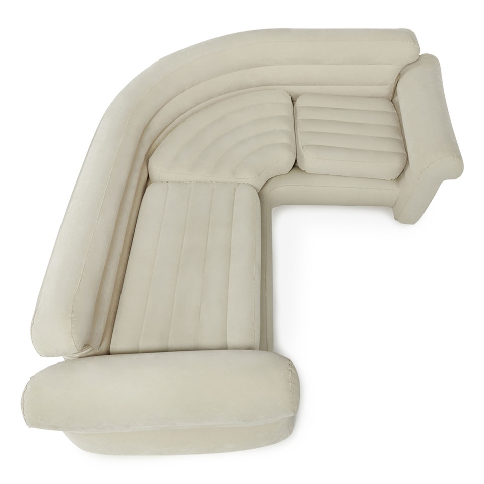 Intex Inflatable Corner Living Room Neutral Sectional Sofa | 68575EP ...