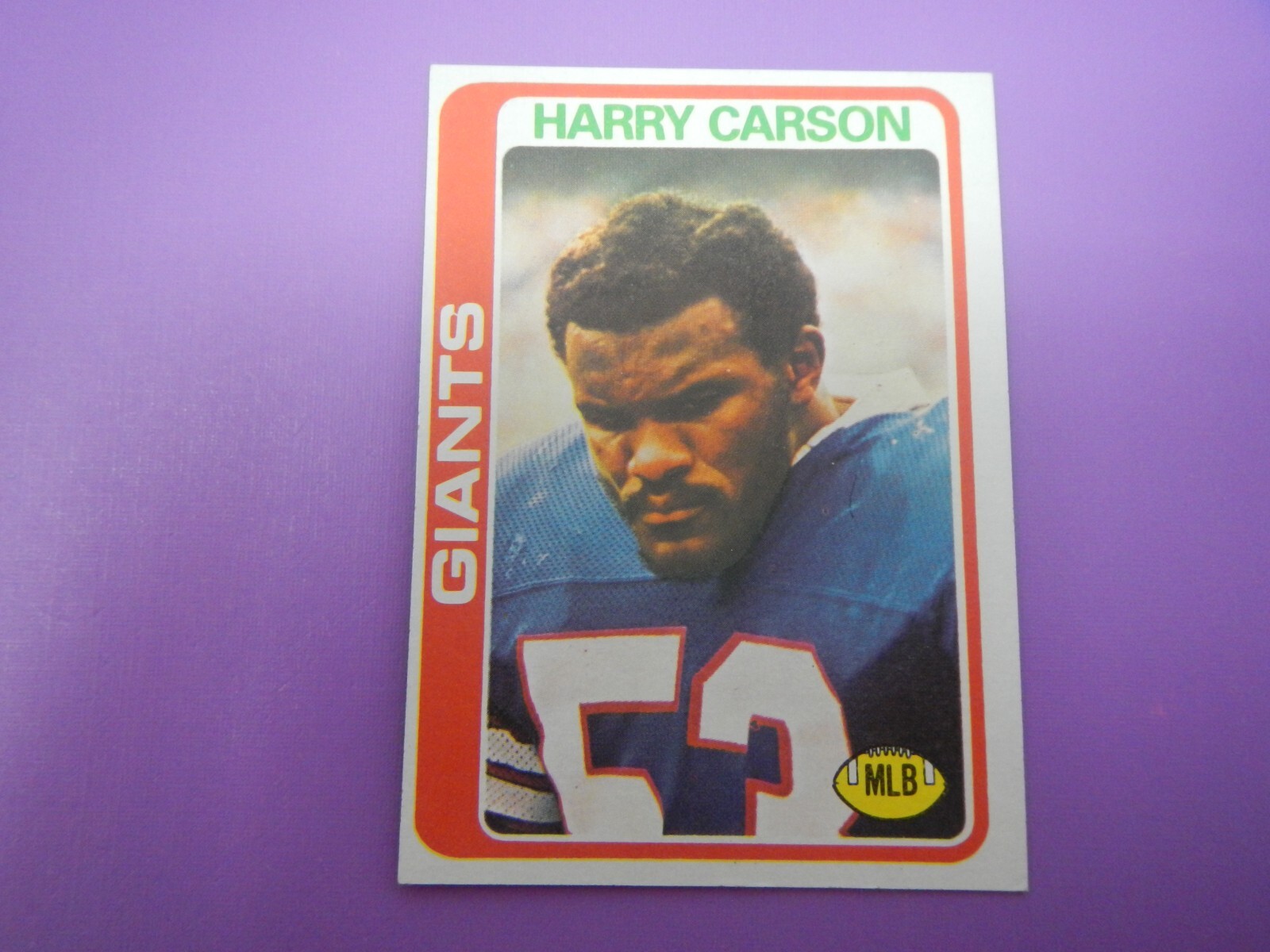 1978 Topps Football Harry Carson Giants #393 (1) | eBay
