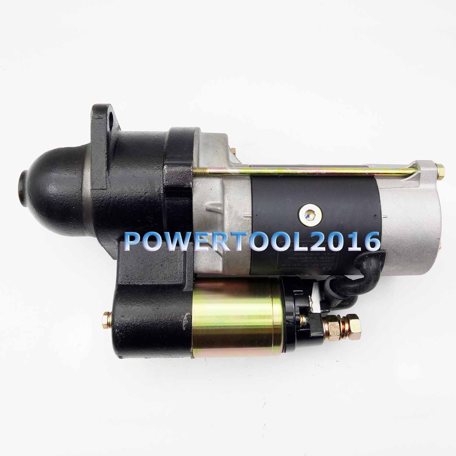 Deceleration Starter Motor 12V 12T QDJ168D-YM for Yanmar CY1115 CY1105 ...