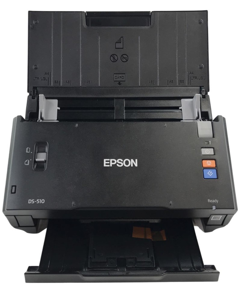 Epson DS-510 Workforce Double-Sided Color Pass-Through Document Scanner ...
