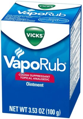Vicks VapoRub Menthol Camphor Eucalyptus Ointment TUB 3.53oz ...