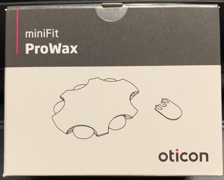 10 Pack Oticon ProWax miniFit Hearing Aid Wax Guards. 6 Filters /pack ...