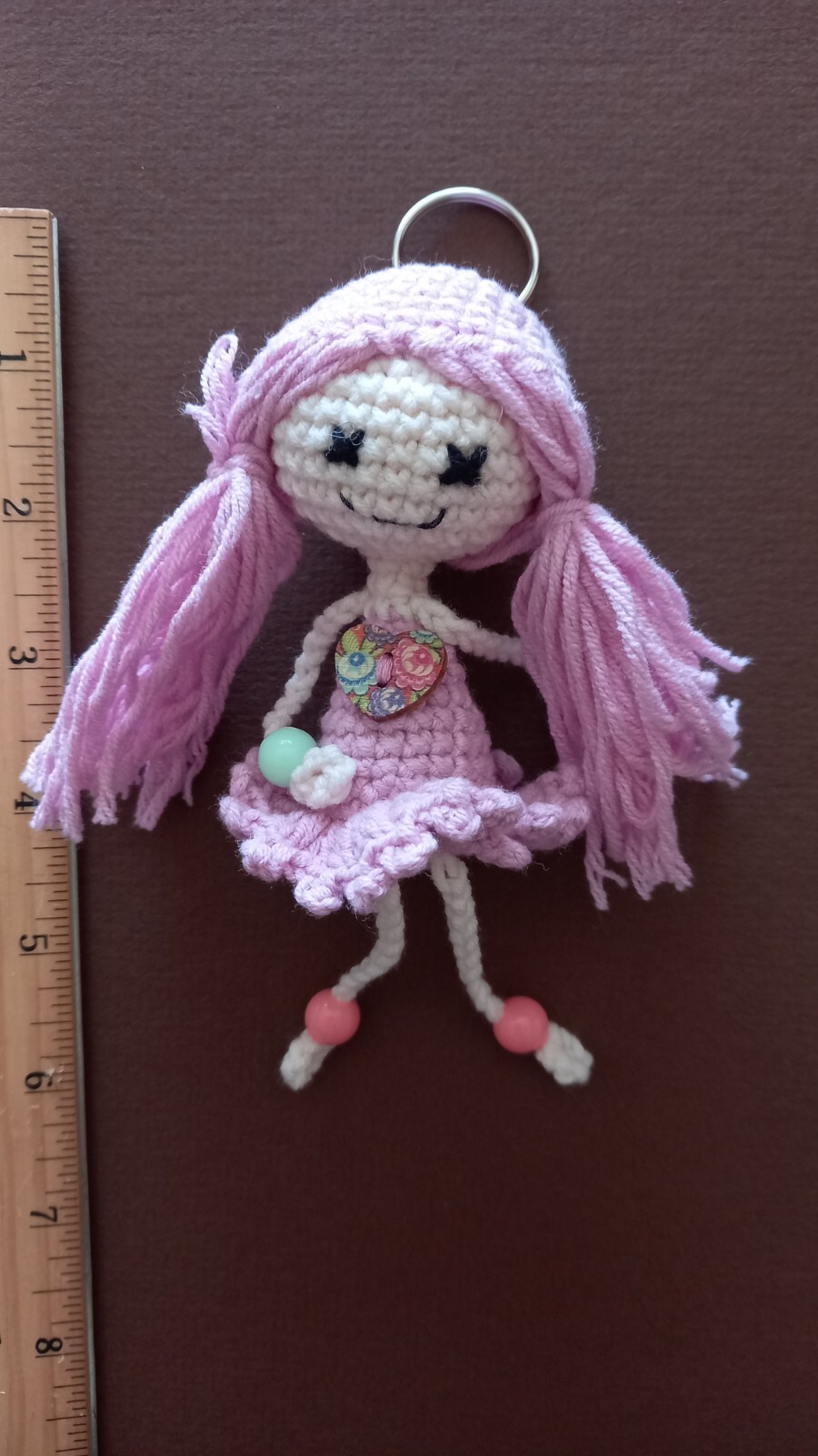 Handmade Amigurumi Crochet Doll Keychain. | eBay
